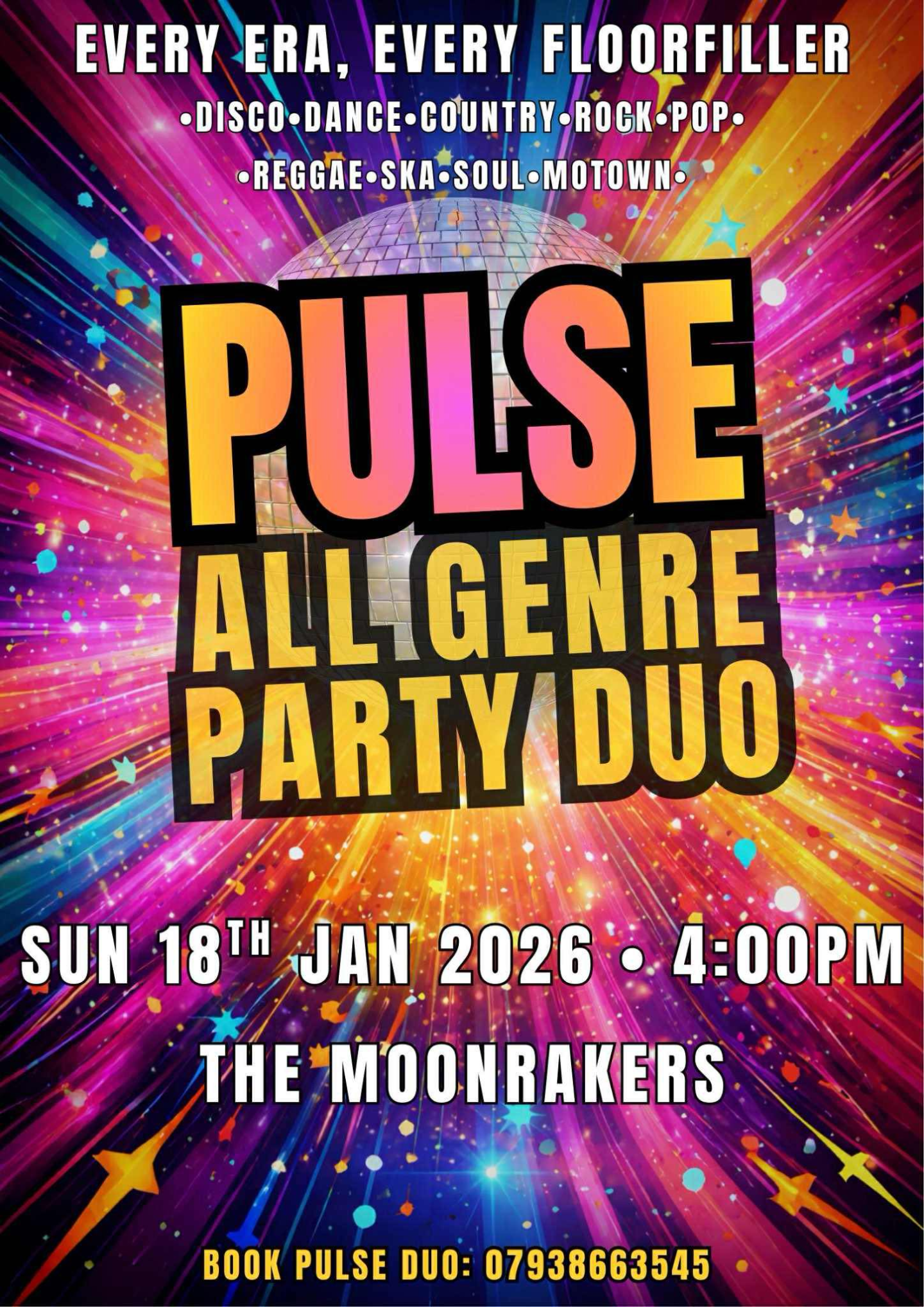 Gig Listing for Sunday 18th January 2026 – Entertainment Swindon