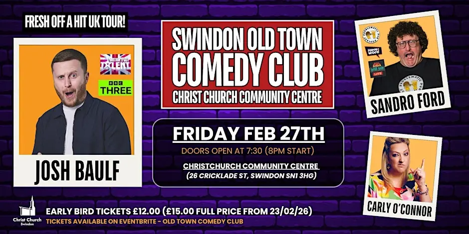 Swindon Old Town Comedy Club Live at Christ Church Community Centre ...